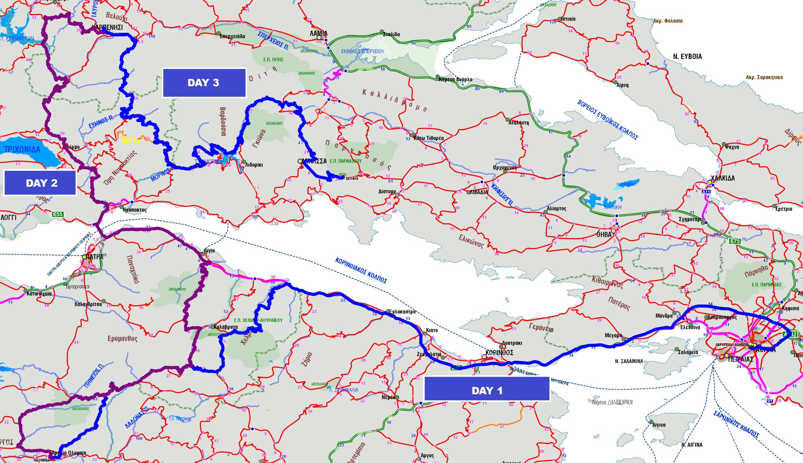 Maps - Historic Acropolis Rally