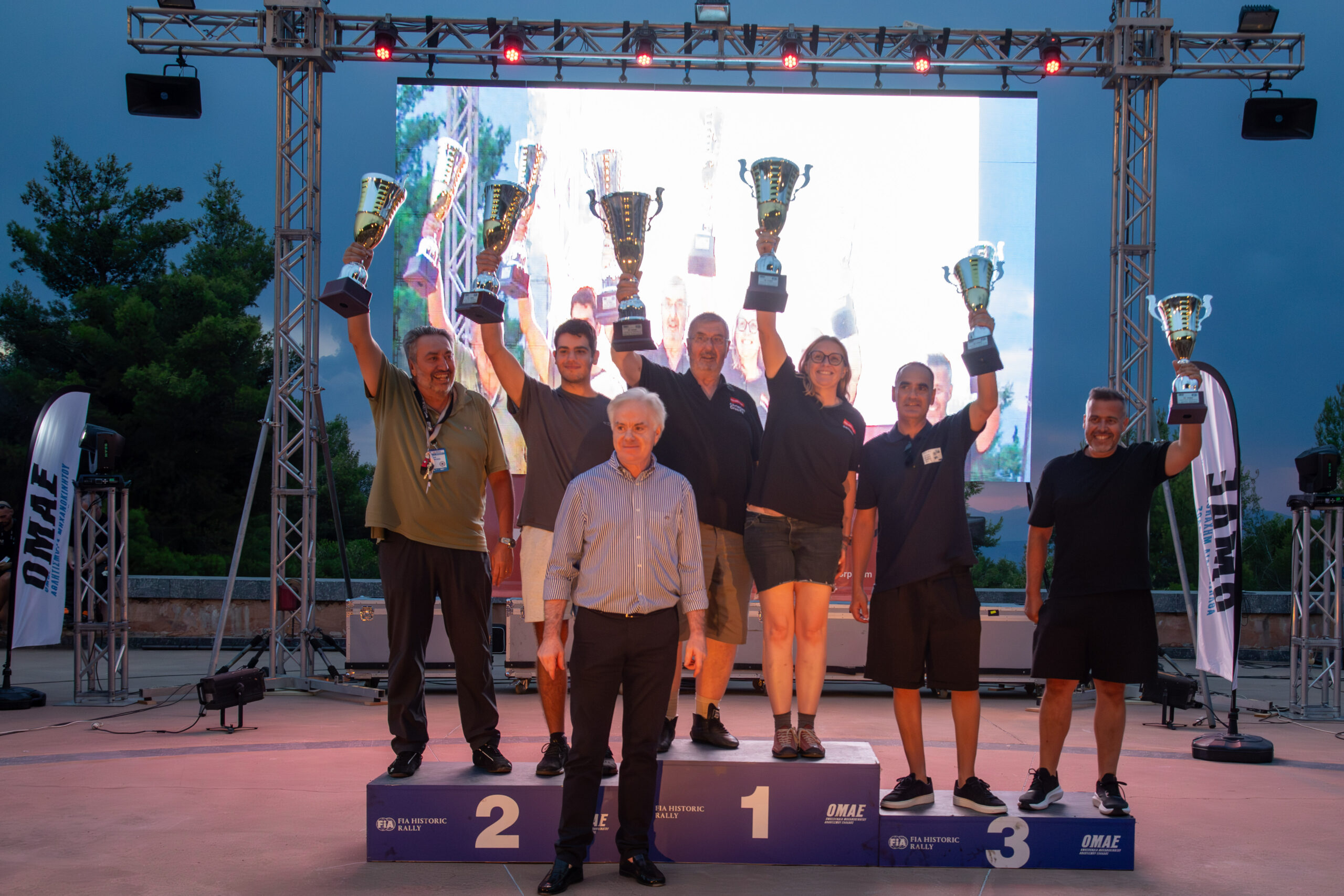 Regularity - Awards Ceremony - Historic Acropolis Rally