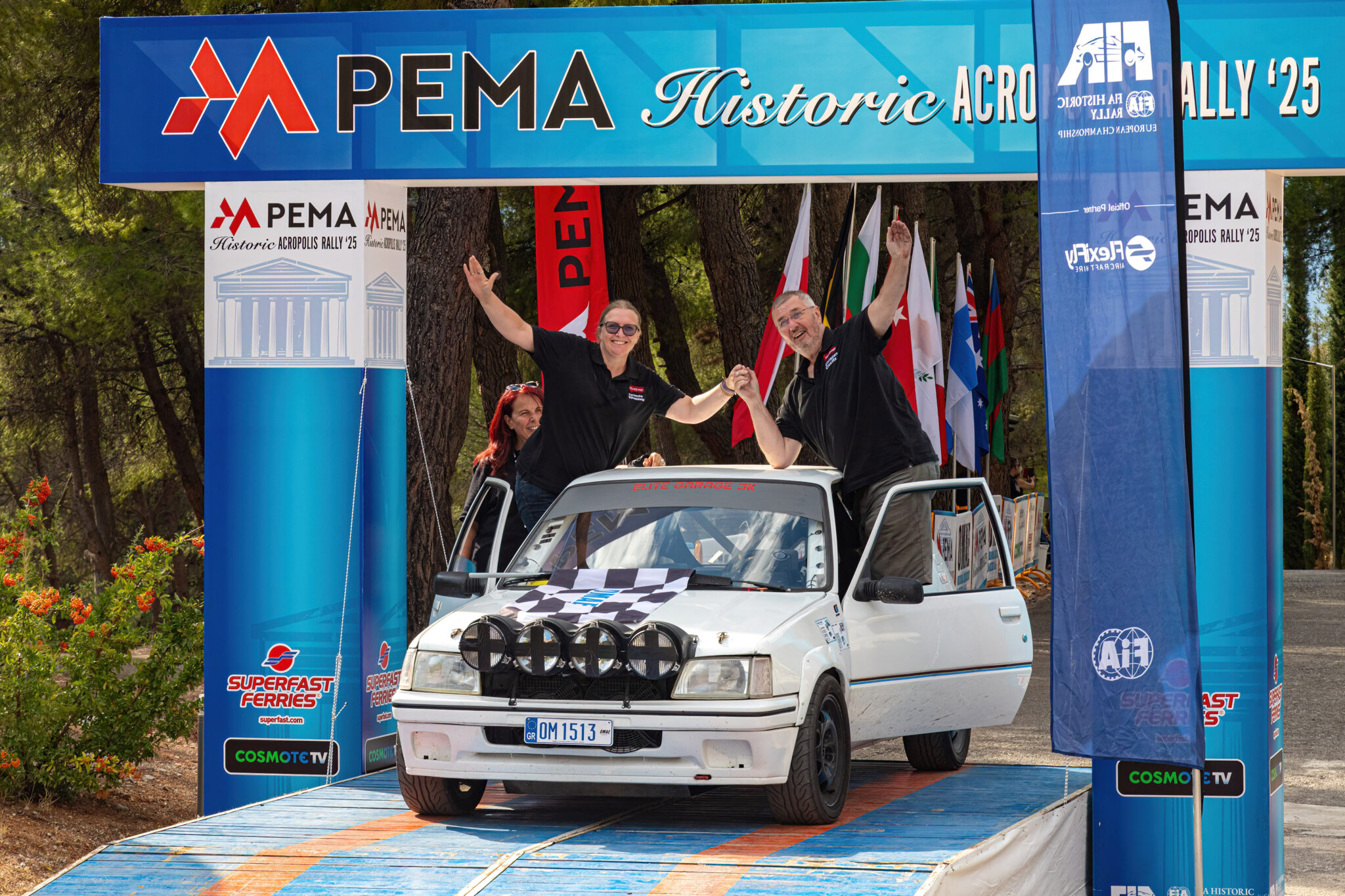 Regularity - Finish - Historic Acropolis Rally